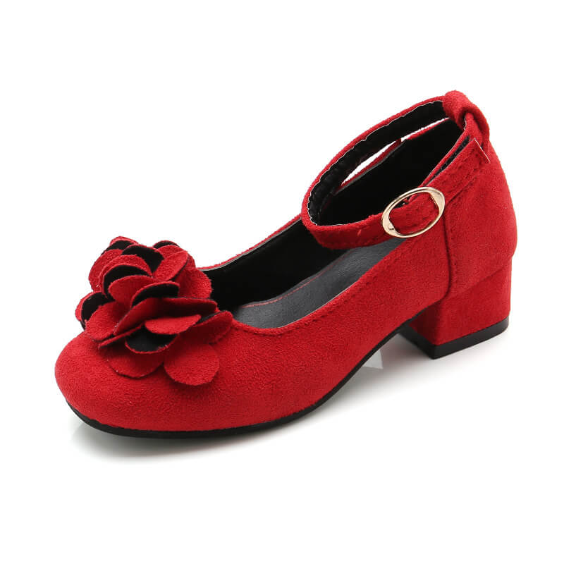 Chaussures Cérémonie Fille Rouge | Lola et Noé